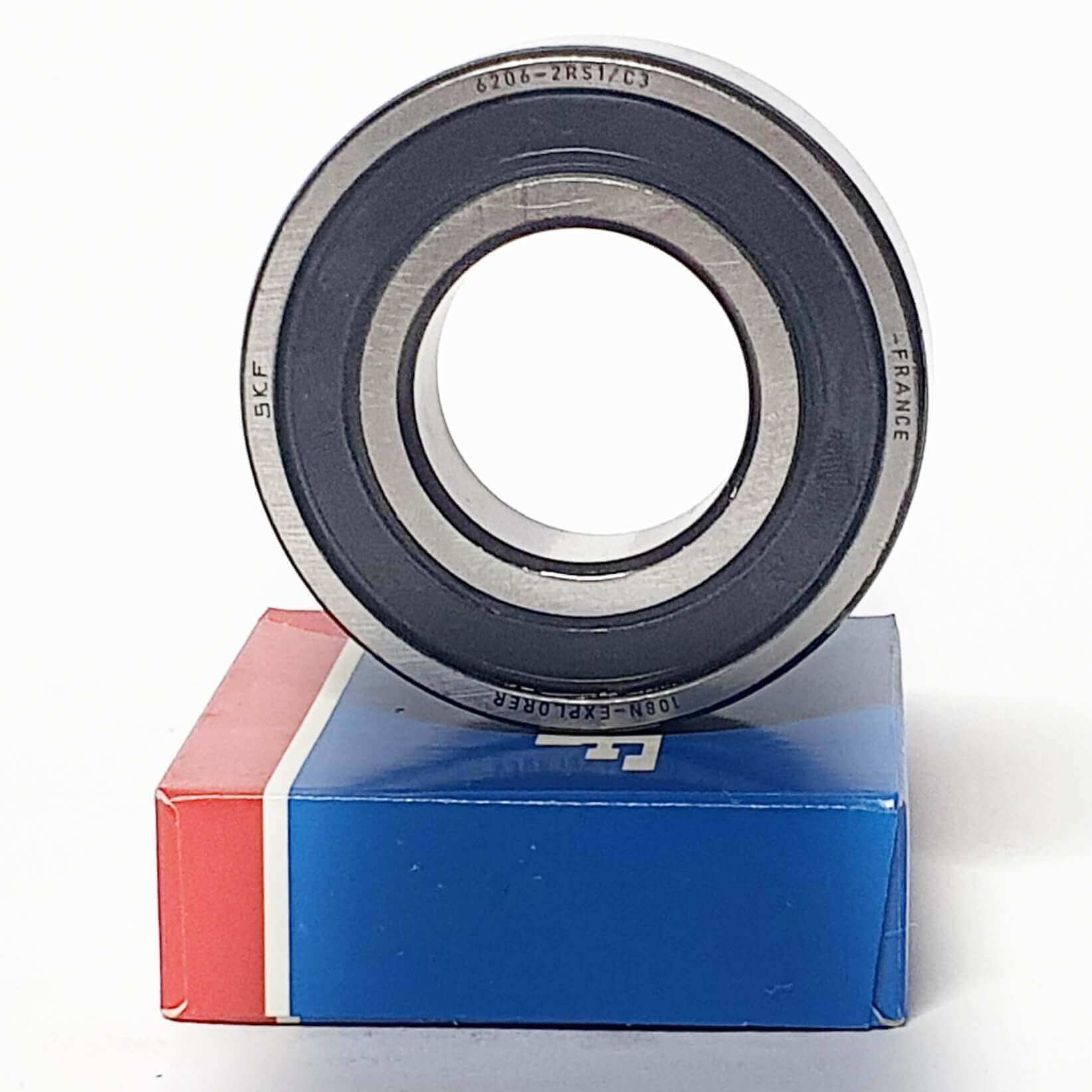 Rodamiento 6206-2RS/C3 rígido de bolas con sello de hule 30X62X16mm ...