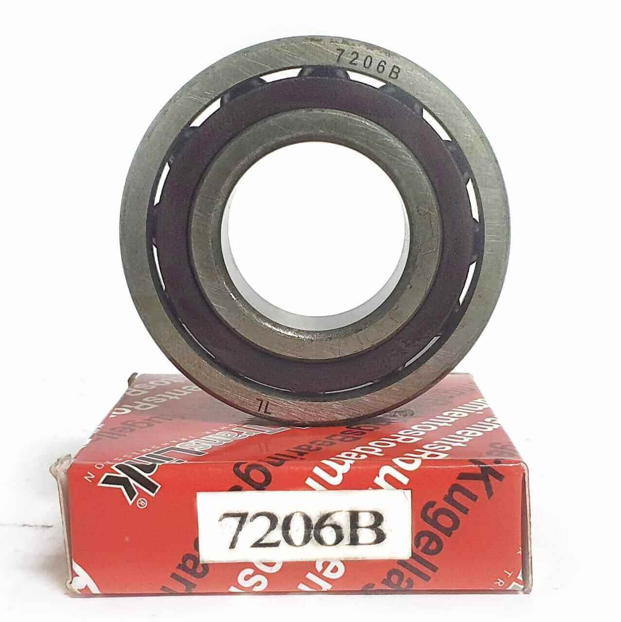 Rodamiento 7206-B de bolas, contacto angular 30X62X16 mm | Corporación RST